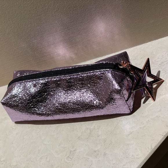 MAC Cosmetics | Makeup | Mac Makeup Case Shiny Purple With A Gold Logo ...